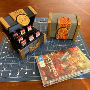 3D Printed Sheikah Treasure Chest: Switch Cartridge Box - Etsy