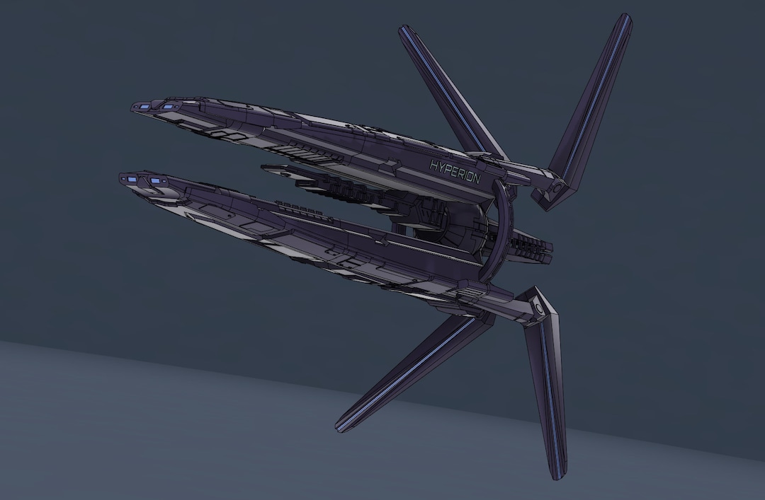 3D Printed Hyperion From Mass Effect - Etsy