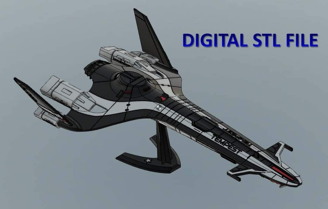 Tempest 3D Model STL From Mass Effect Andromeda - Etsy