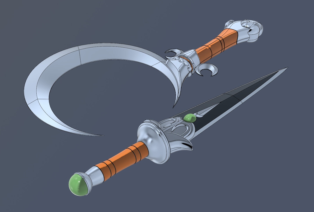 Hades 2 Melinoe Dagger and Scythe 3D Printed - Etsy