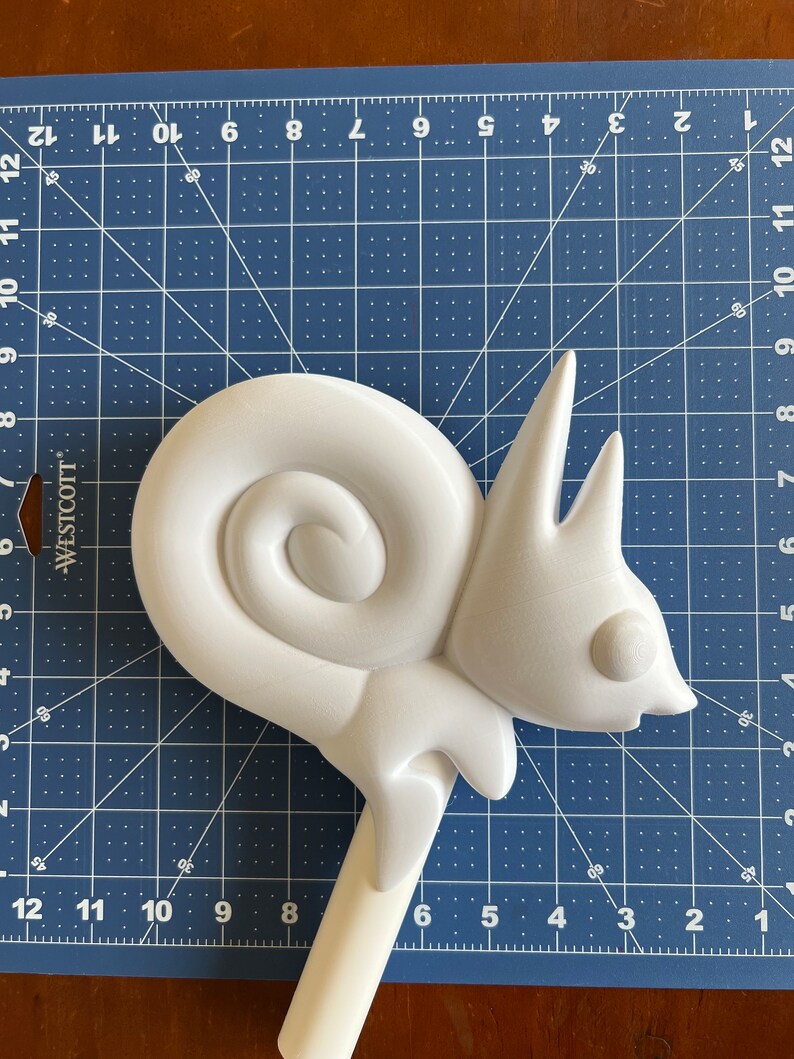 3D Printed Chameleon Staff Topper - Etsy