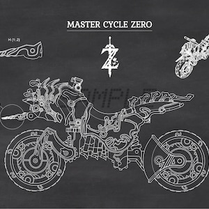 Master Cycle Zero Blueprint Poster Wall Decoration - Etsy