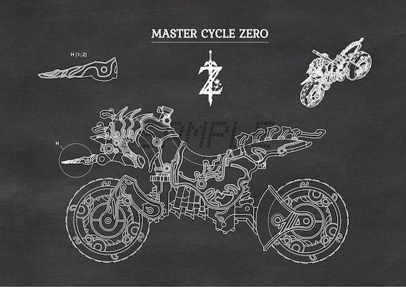 Master Cycle Zero Blueprint Poster Wall Decoration | Etsy Ireland