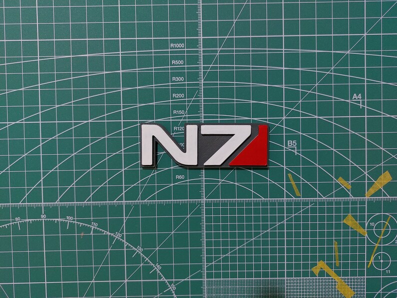 3D Printed Logo: N7 Skyrim - Etsy