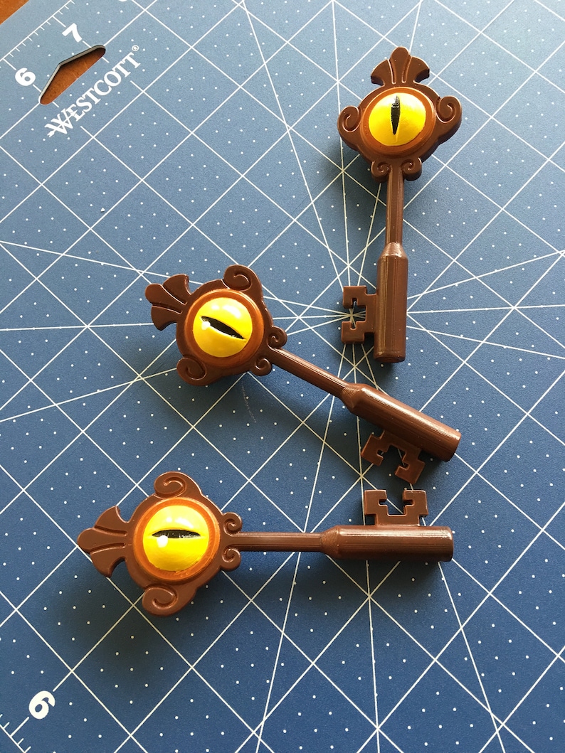 3D Printed Portal Key Necklace From the Owl House - Etsy