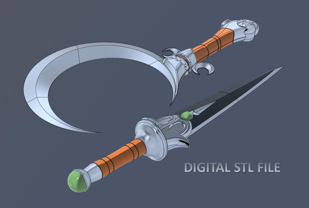Hades 2 Melinoe Dagger and Scythe 3D Model - Etsy UK