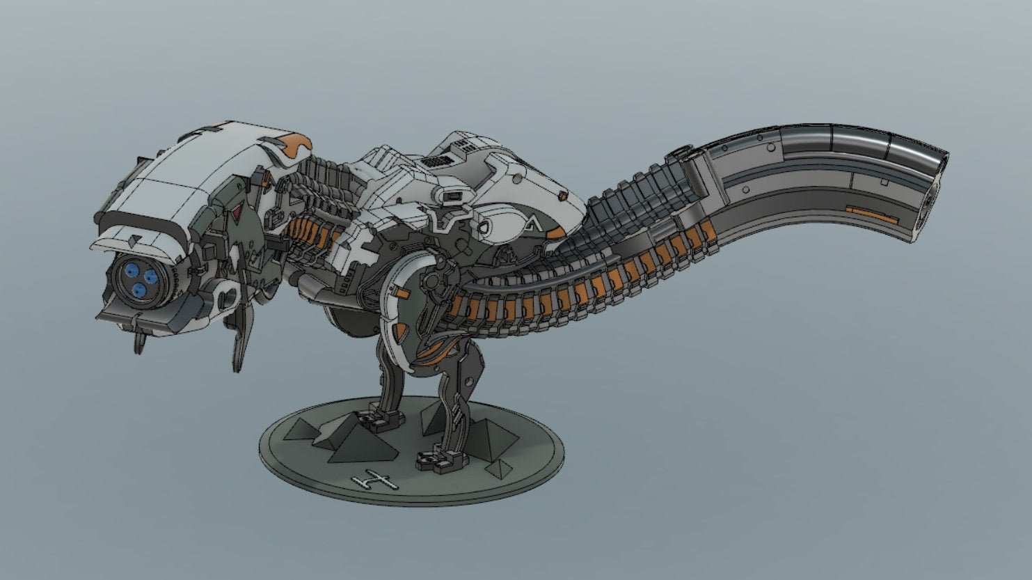 3D Printed Watcher From Horizon - Etsy Australia