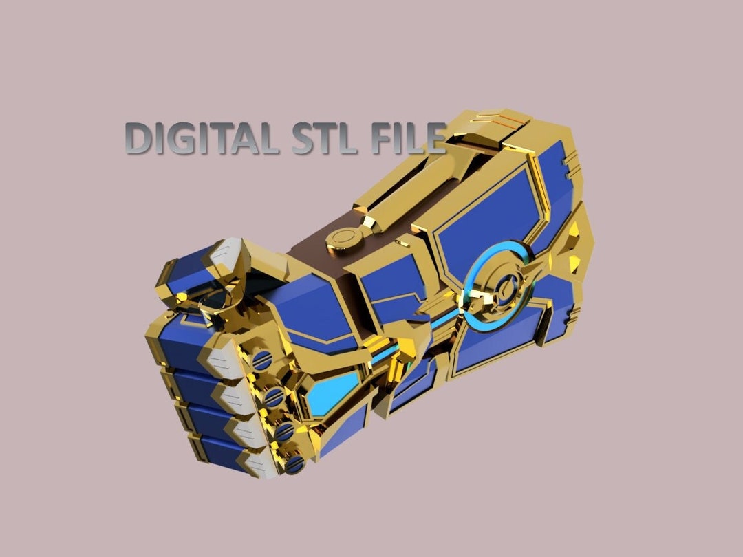 Wearable Vi Fist Gauntlets 3D Model STL File From Arcane - Etsy
