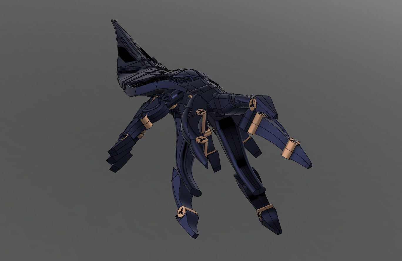 Capital Reaper Sovereign 3D Model STL From Mass Effect - Etsy