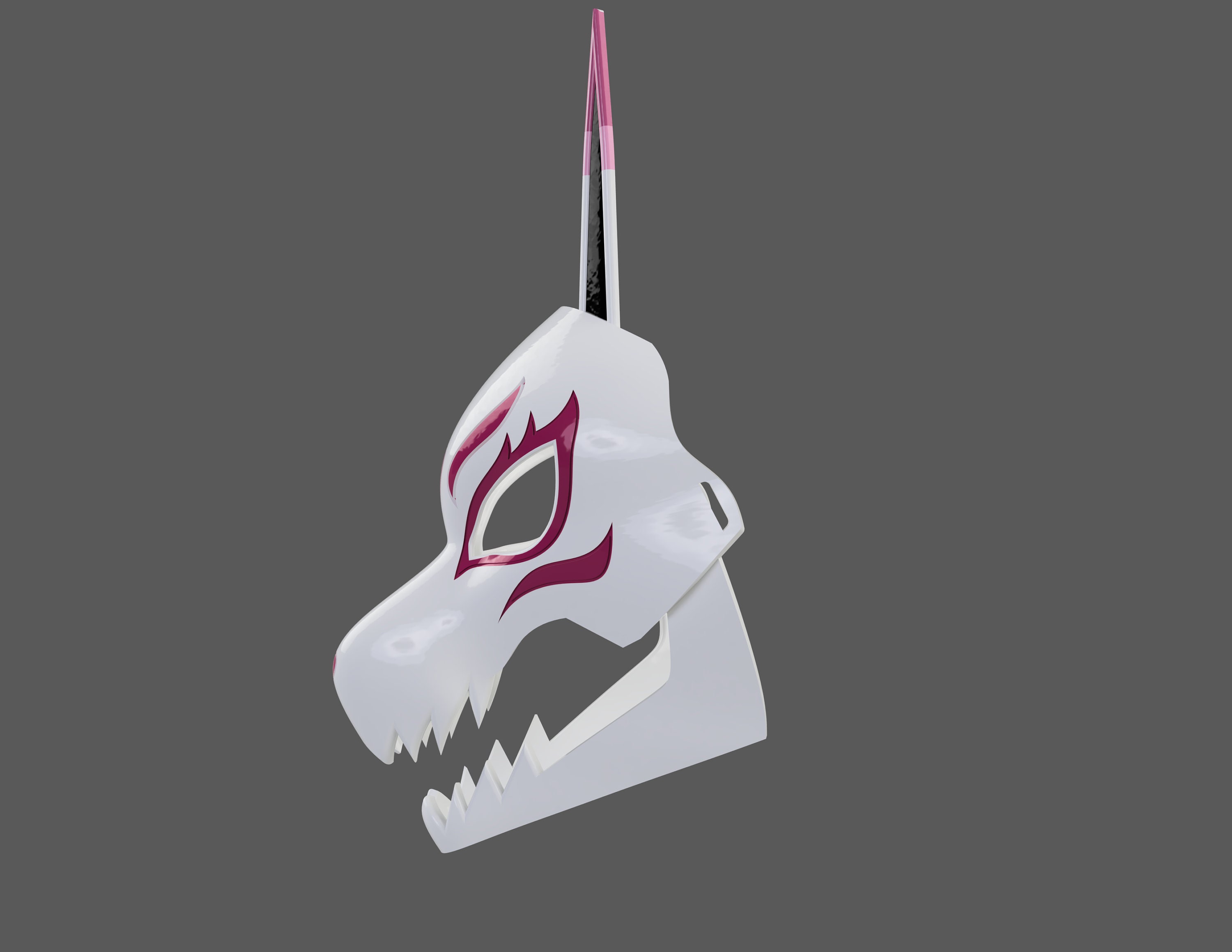 Neon Red Mask STL 3D Model - Etsy