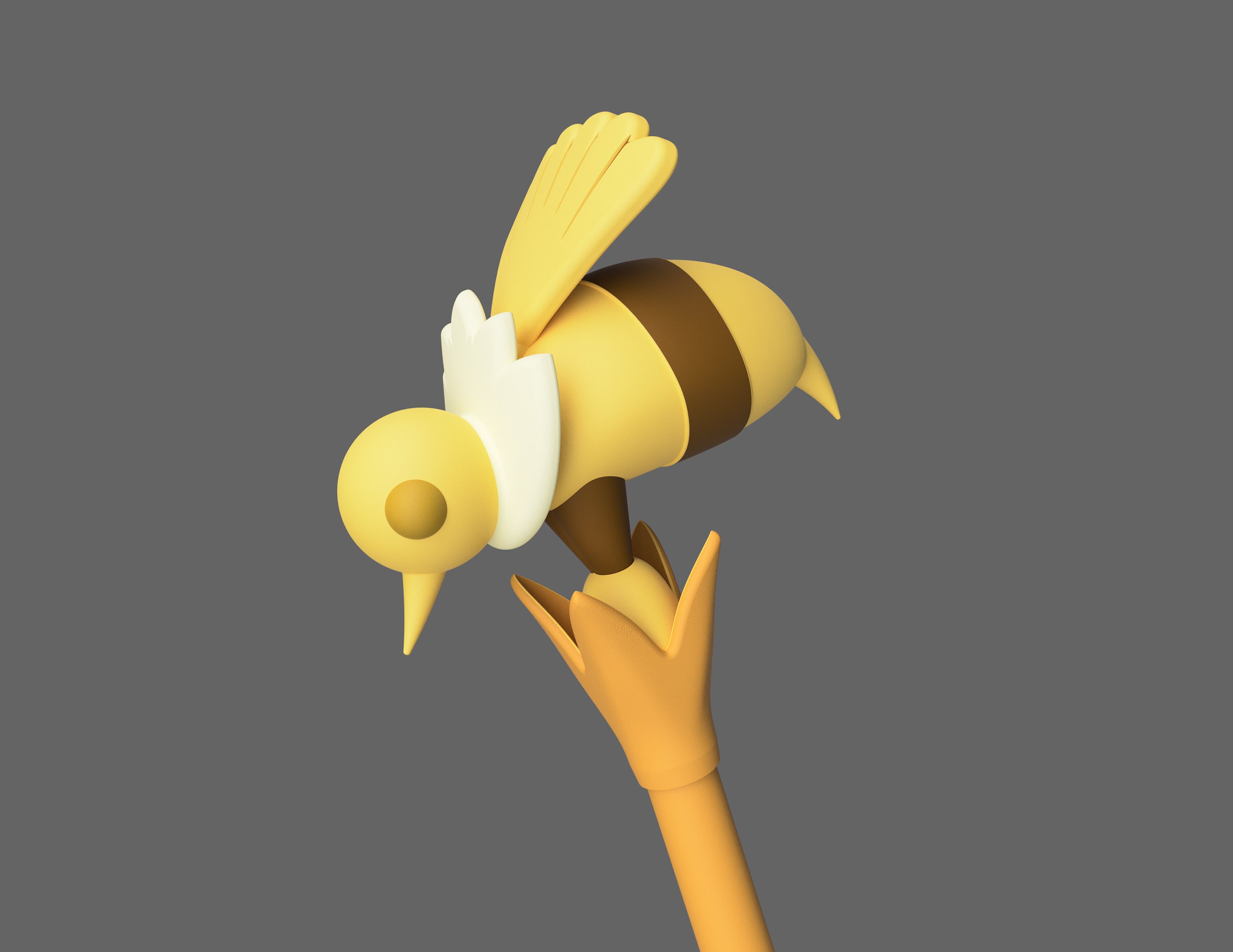 3D Printed Clover Staff Topper - Etsy Australia