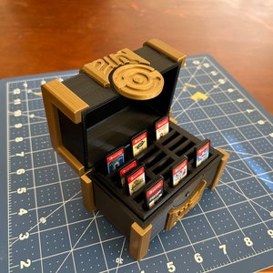 3D Printed Sheikah Treasure Chest: Switch Cartridge Box - Etsy