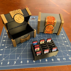 3D Printed Sheikah Treasure Chest: Switch Cartridge Box - Etsy