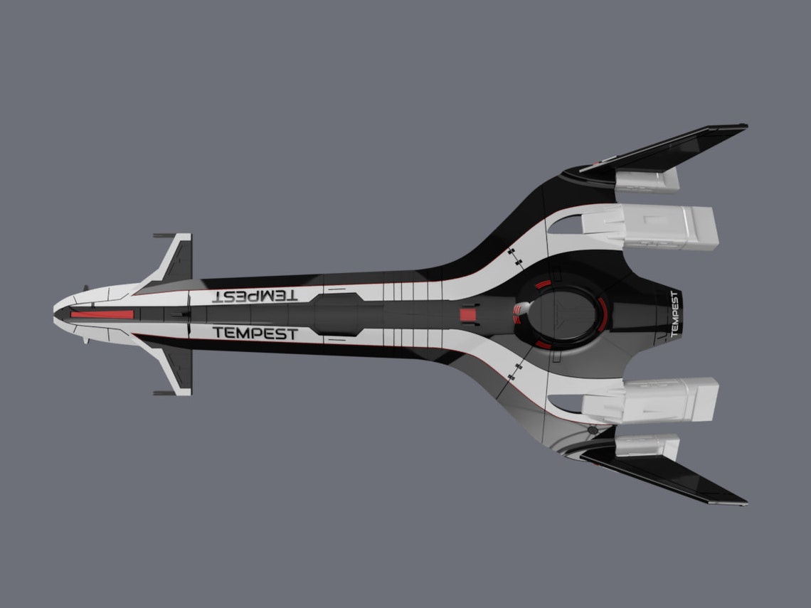 Tempest 3D Model STL From Mass Effect Andromeda - Etsy