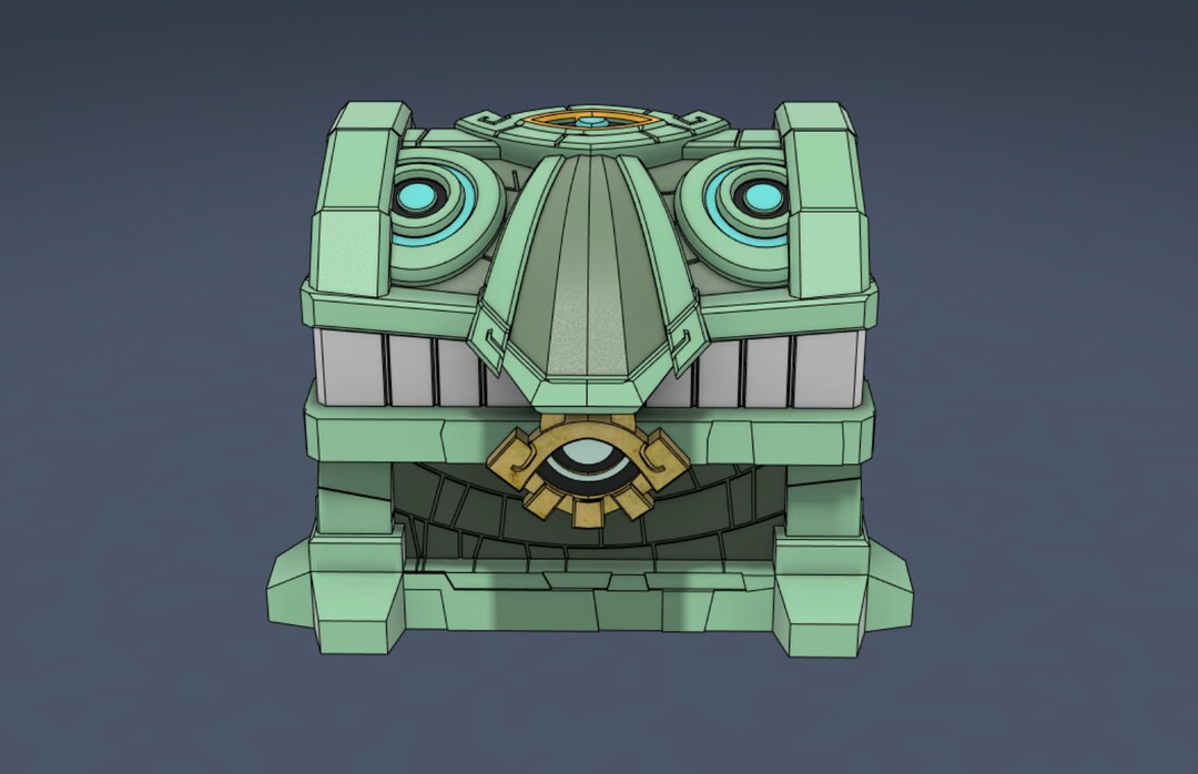 3D Printed Stone Treasure Chest: Frog Shape - Etsy