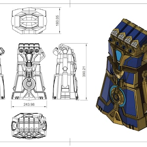 Wearable Vi Fist Gauntlets 3D Model STL File From Arcane - Etsy