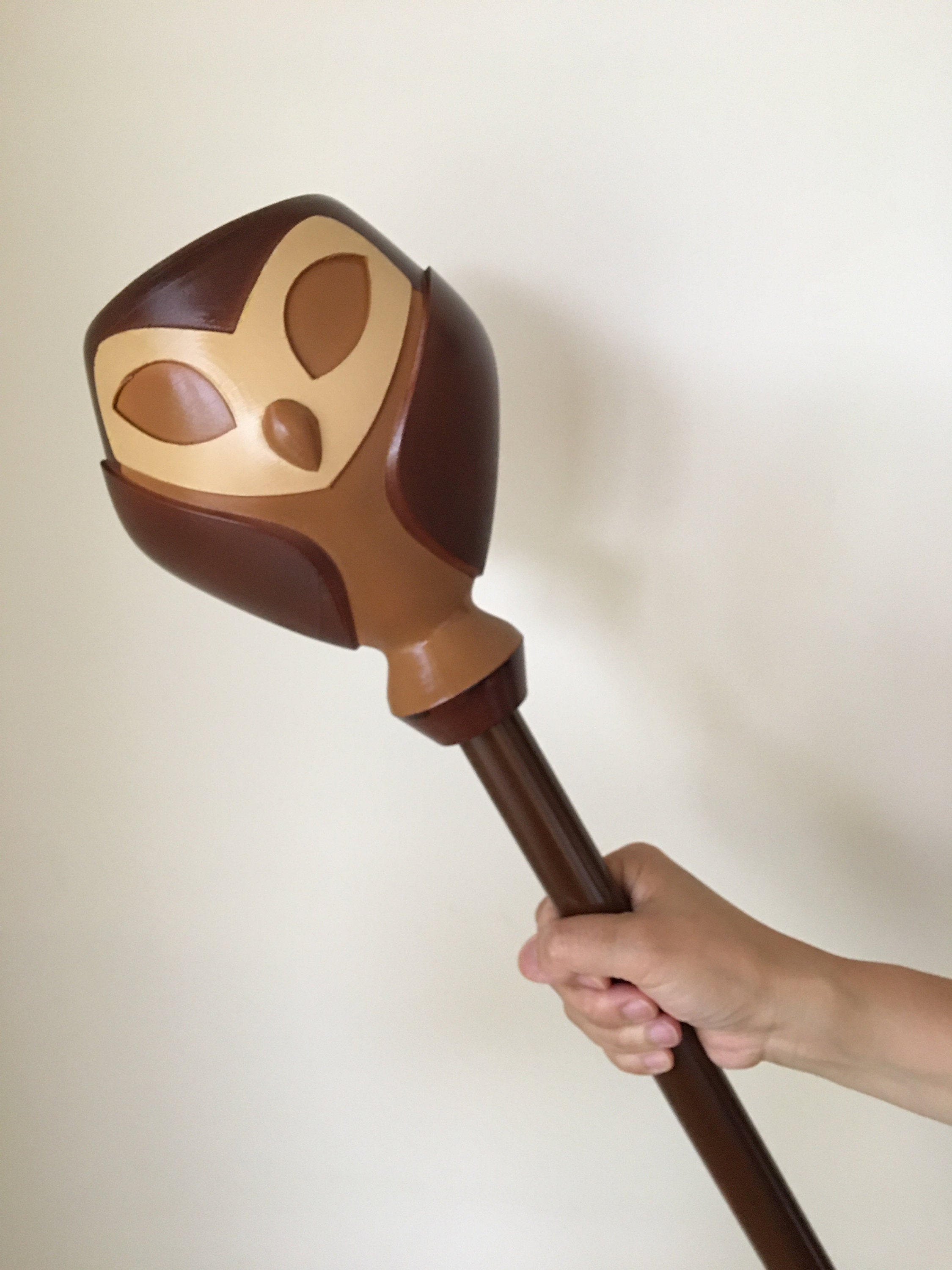 3D Printed Owlbert Staff Topper - Etsy