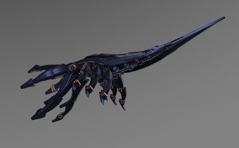 Capital Reaper Sovereign 3D Model STL From Mass Effect - Etsy