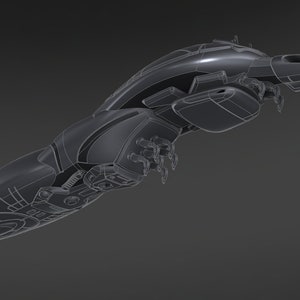 3D Printed Geth Cruiser From Mass Effect - Etsy