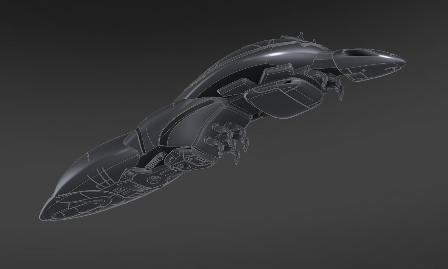 3d Printed Geth Cruiser From Mass Effect Etsy Australia