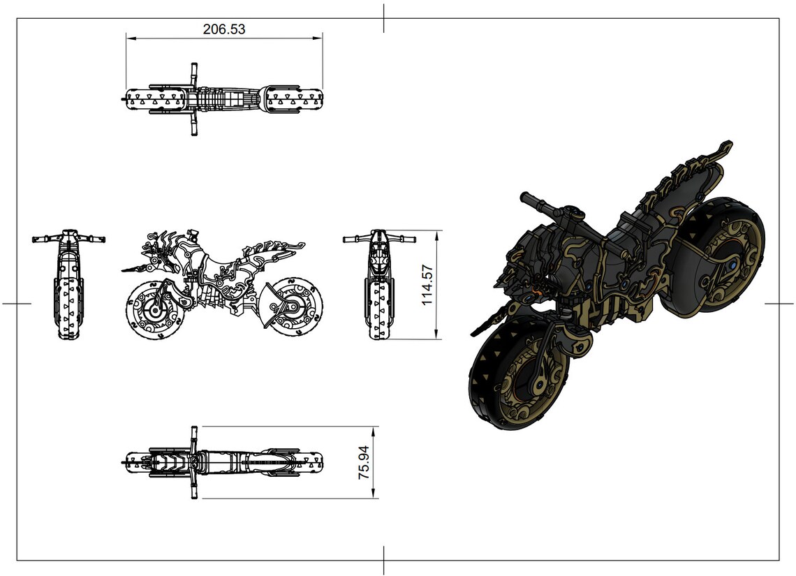 Master Cycle Zero 3D Printed Kit - Etsy