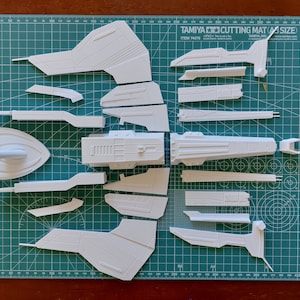 3D Printed Turian Cruiser From Mass Effect - Etsy