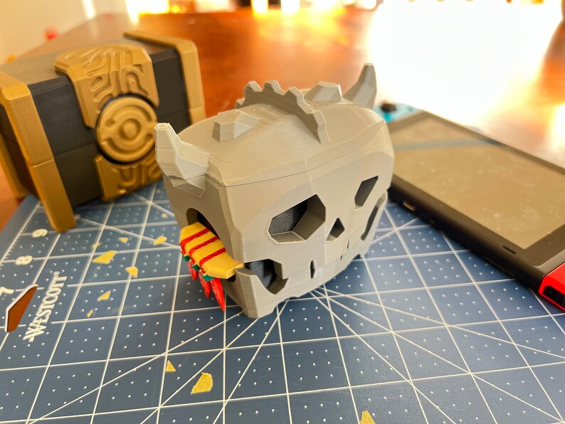 3D Printed Stone Chest: Bokoblin Skull Shape - Etsy