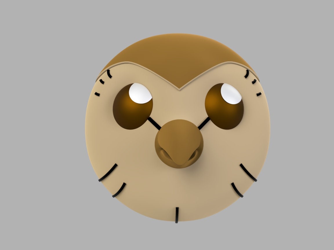 3D Printed Hooty - Etsy