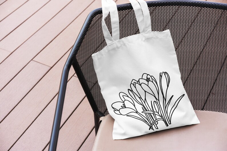 Spring Crocuses SVG Bundle | Crocus Svg, Spring Flowers Svg, Floral Svg ...