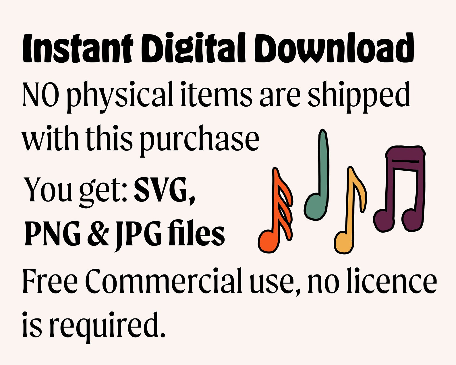 Music Notes SVG Bundle 35 Musical Note Svgs, Music Teacher Svg, Hand ...