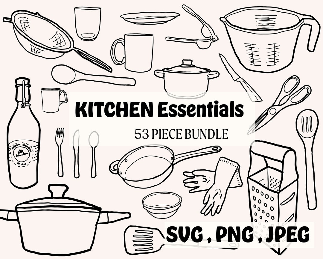 Kitchen Svg Bundle, Kitchen Cut File, Baking Svg, Cooking Svg ...