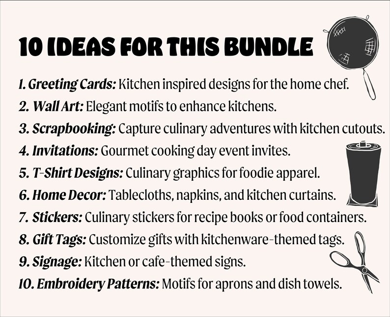 Kitchen Svg Bundle, Kitchen Cut File, Baking Svg, Cooking Svg ...