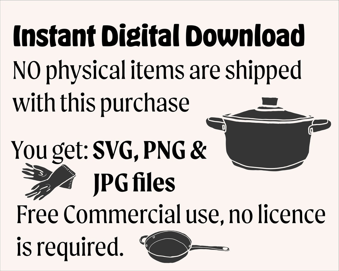 Kitchen Svg Bundle, Kitchen Cut File, Baking Svg, Cooking Svg ...