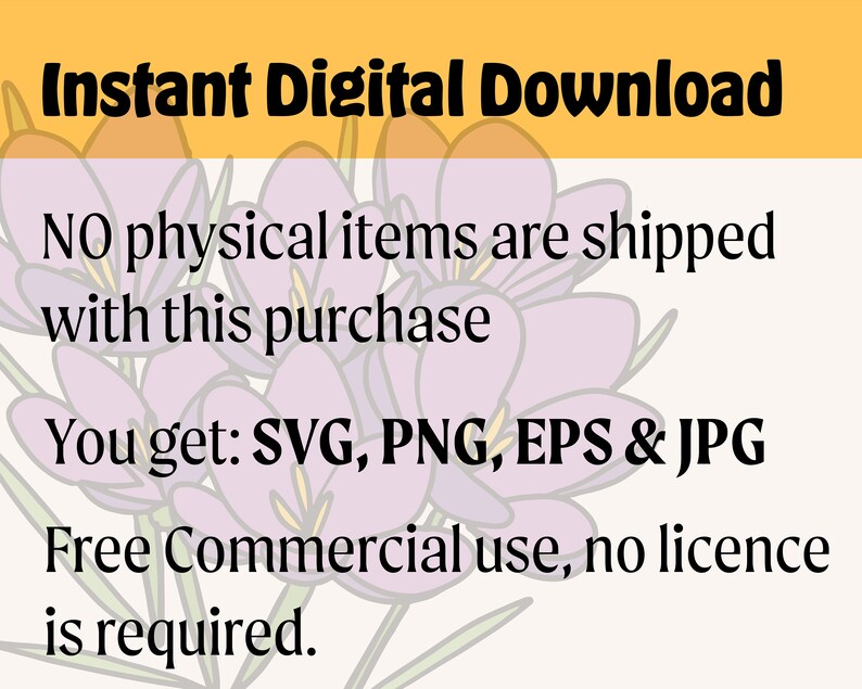 Spring Crocuses SVG Bundle Crocus Svg, Spring Flowers Svg, Floral Svg ...