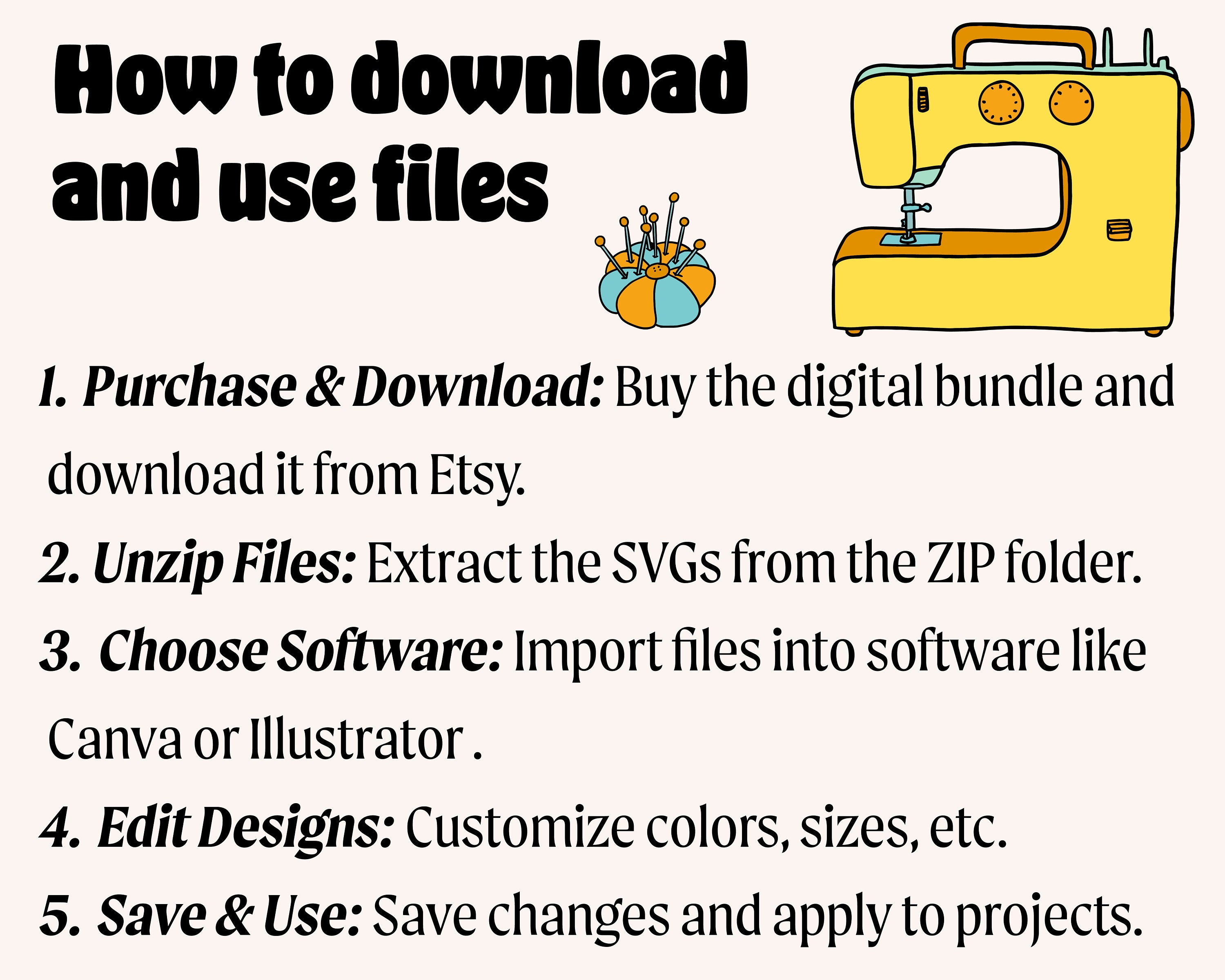 Textile Supplies SVG Bundle | Yarn Svg, Crochet Needle Clipart, Sewing ...