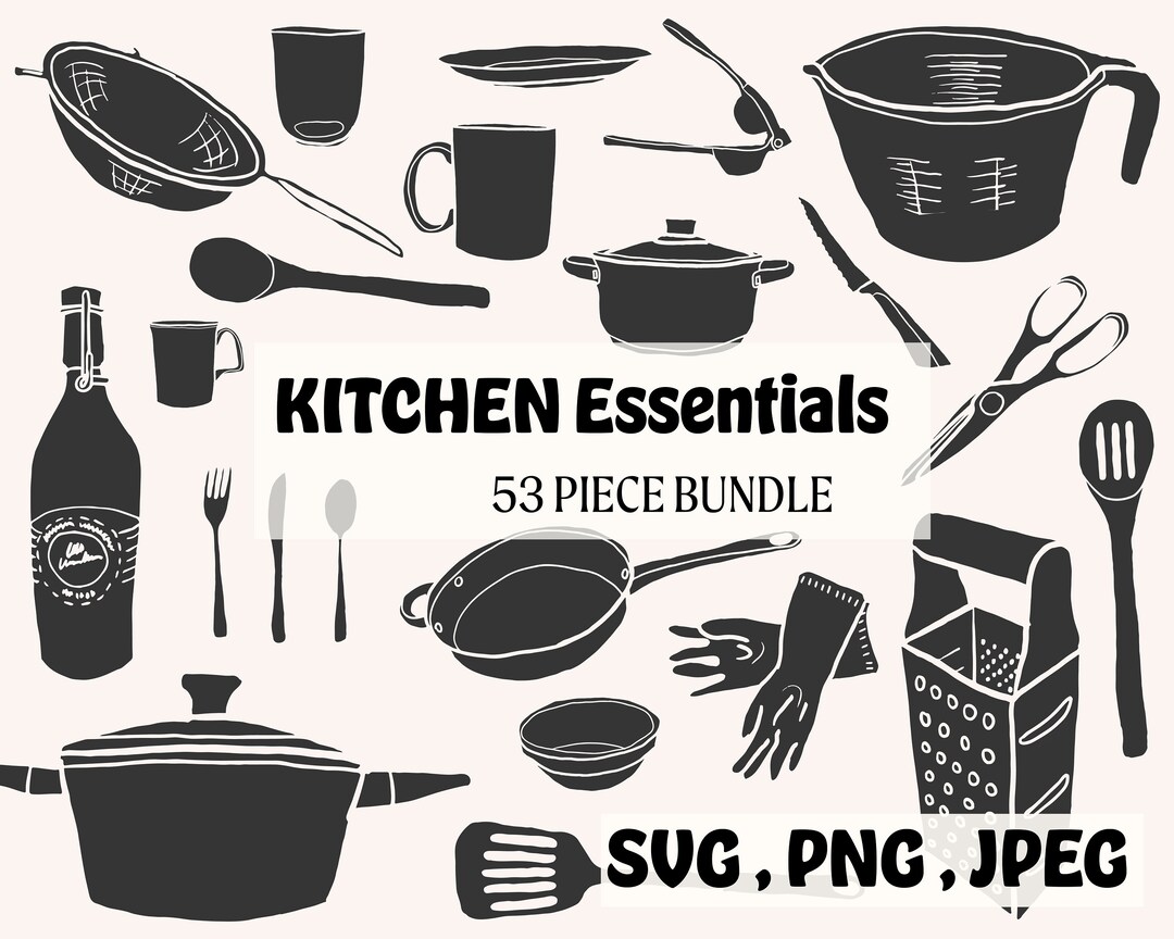 Kitchen Svg Bundle, Kitchen Cut File, Baking Svg, Cooking Svg ...