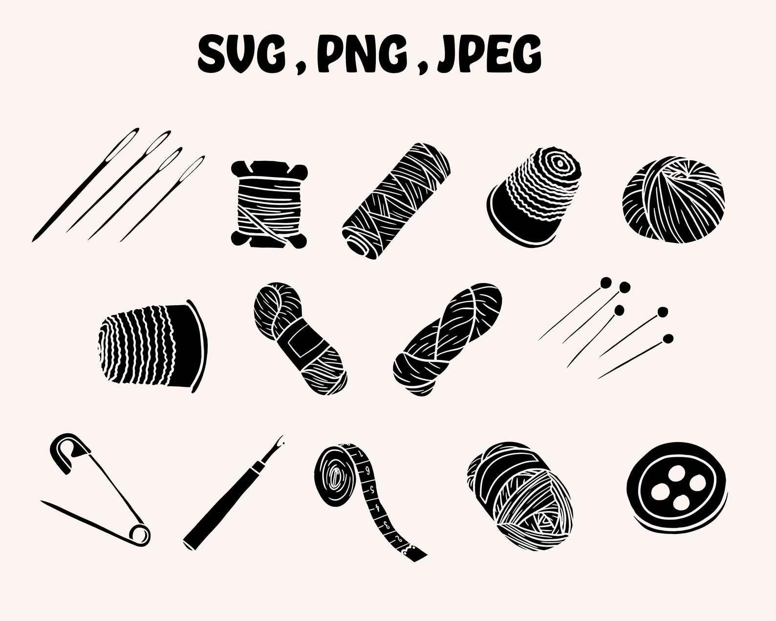I’d Rather Be Sewing SVG Bundle | Textile Supplies Svg,crochet Svg ...