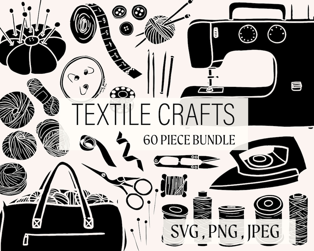 I’d Rather Be Sewing SVG Bundle | Textile Supplies Svg,crochet Svg ...