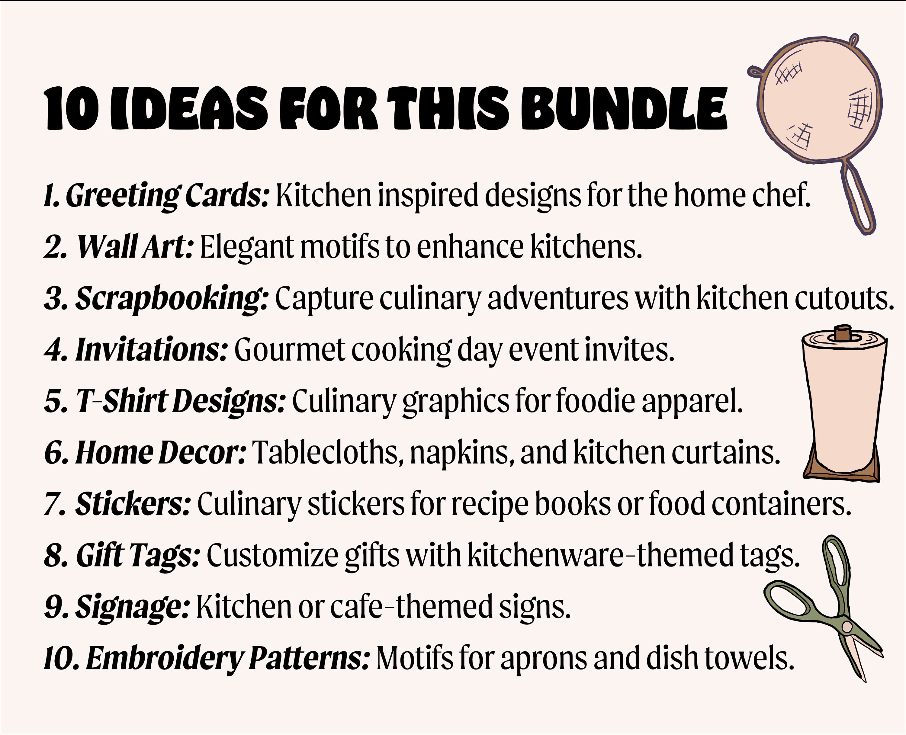 Kitchen Svg Bundle, Kitchen Cut File, Baking Svg, Cooking Svg ...