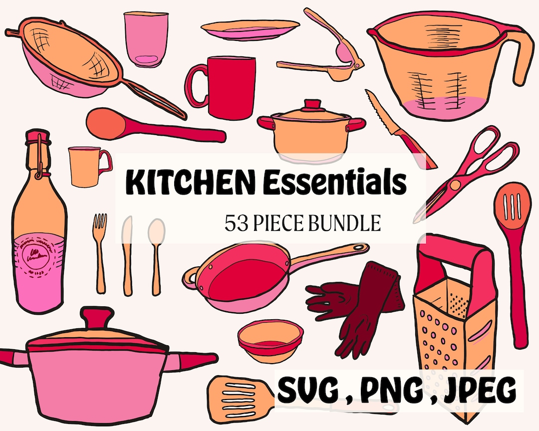 Kitchen Svg Bundle, Kitchen Cut File, Baking Svg, Cooking Svg ...