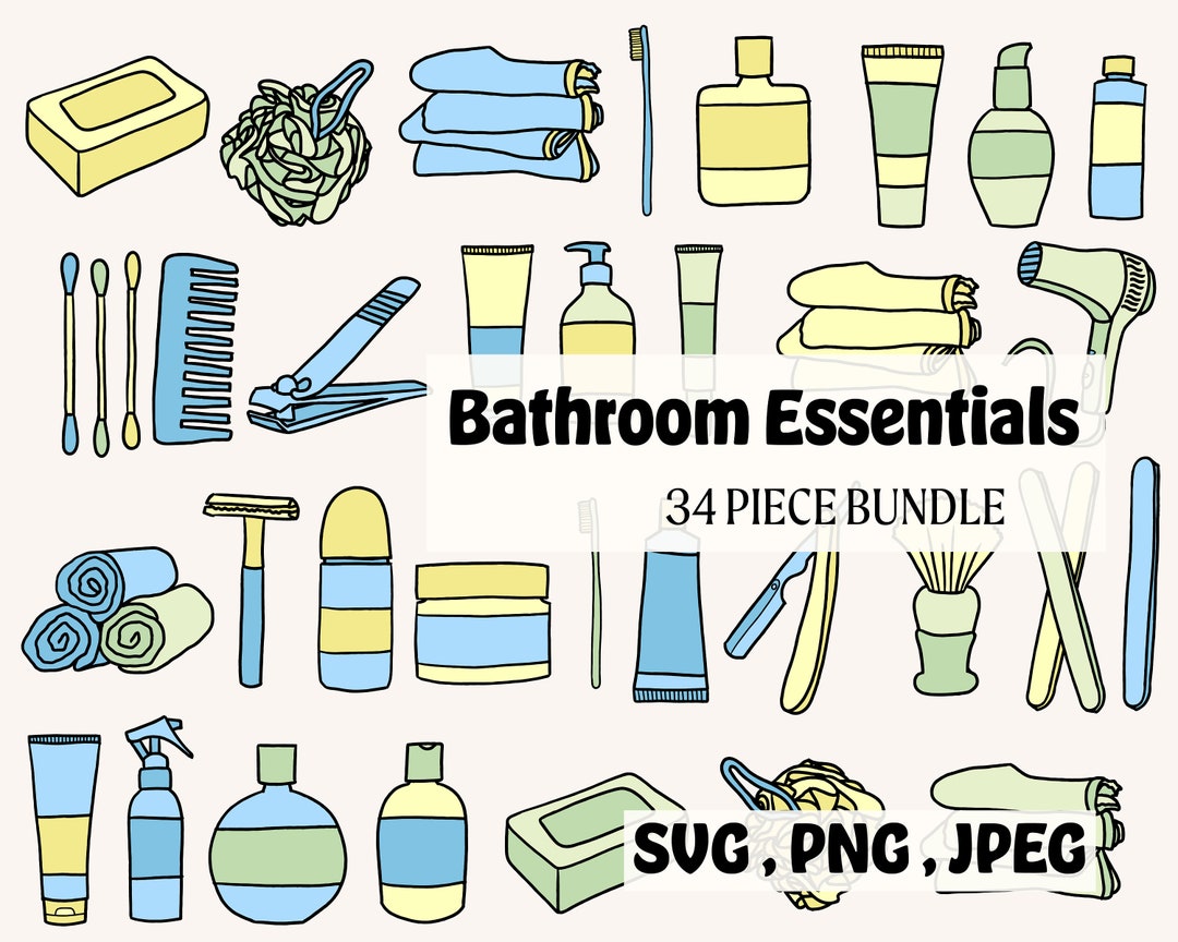 Self Care Essentials SVG Bundle | Cute Images of Cosmetics, Hair Care ...