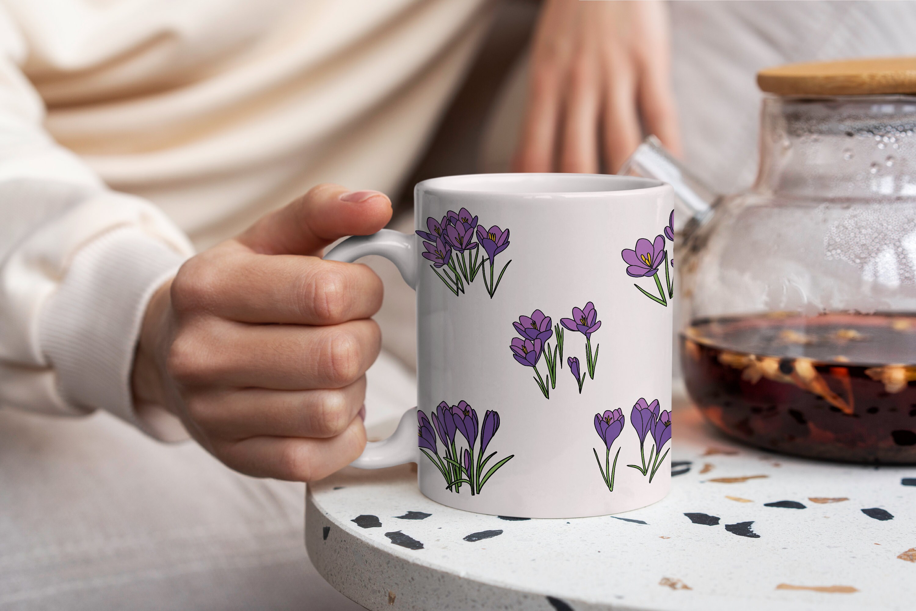 Spring Crocuses SVG Bundle Crocus Svg, Spring Flowers Svg, Floral Svg ...