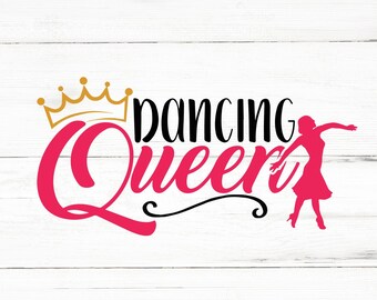 Dancing Queen Outline SVG - Etsy