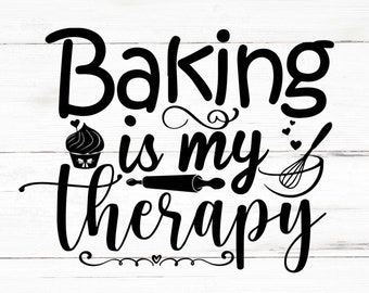 Baking is My Therapy - Etsy