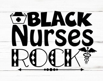 Nurses Rock Svg - Etsy