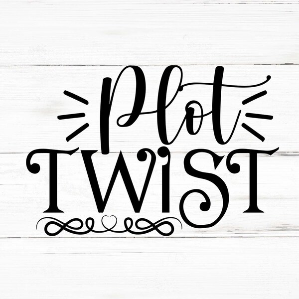 Plot Twist Baby Svg - Etsy