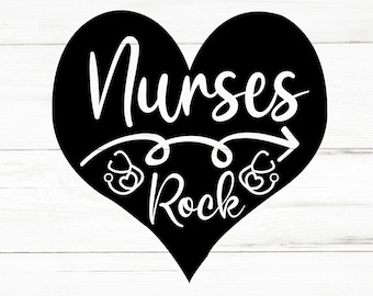 Nurses Rock Svg | Etsy