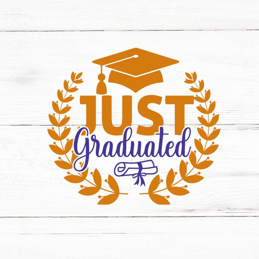 Just Graduated Svg, Graduation Day Png, Graduation Day Bundle ...