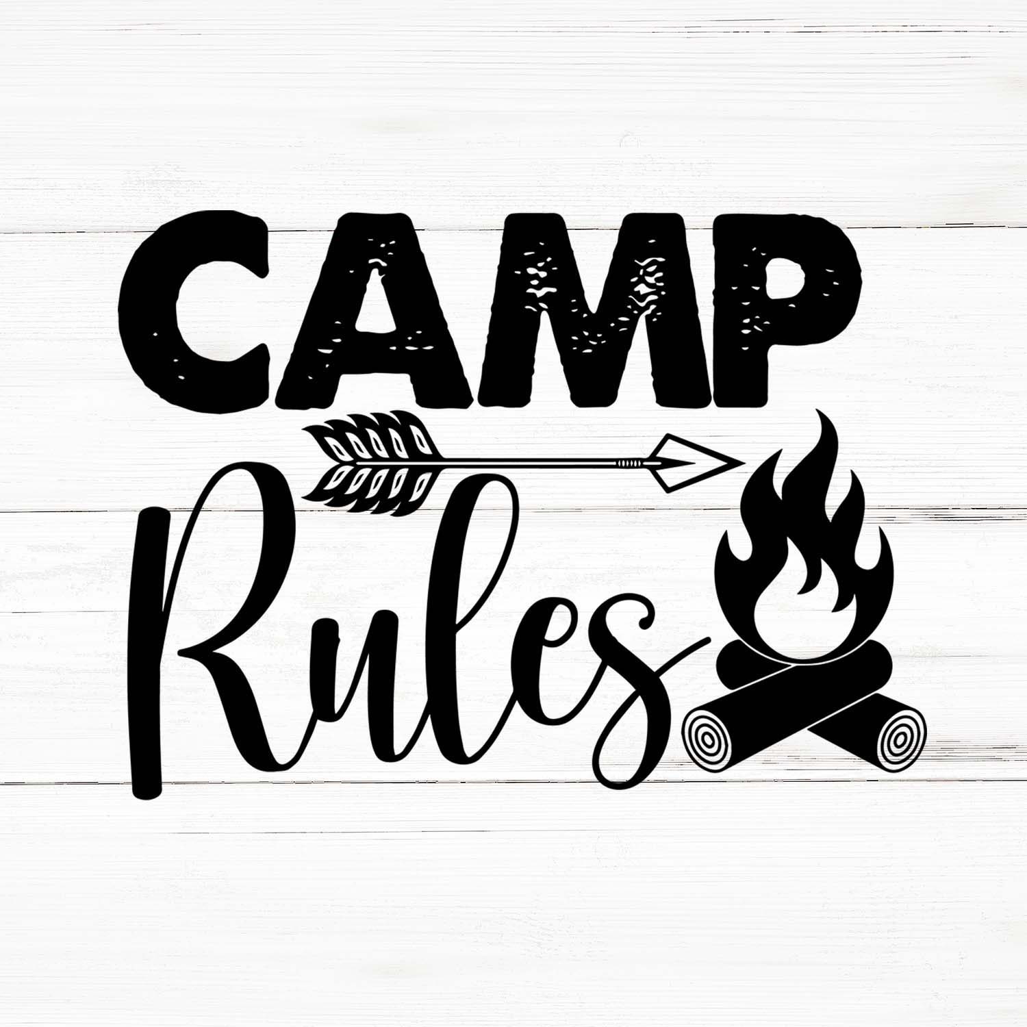 Camp Rules Svg, Camp Rules Png, Camp Rules Bundle, Camp Rules Designs ...