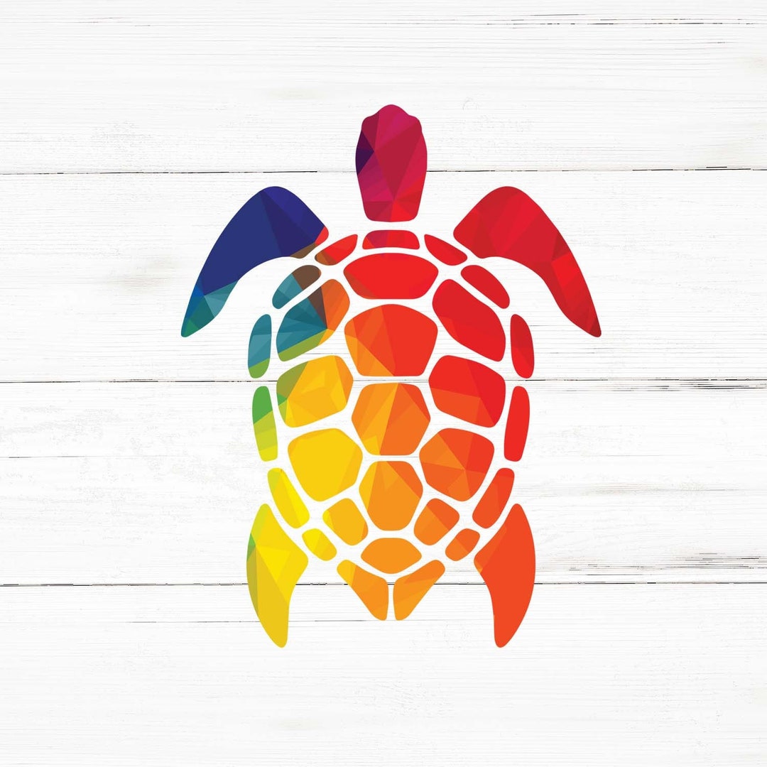 Turtle SVG, Aloha Turtle, Hibiscus Turtle, Palm Tree, Turtle Waves ...